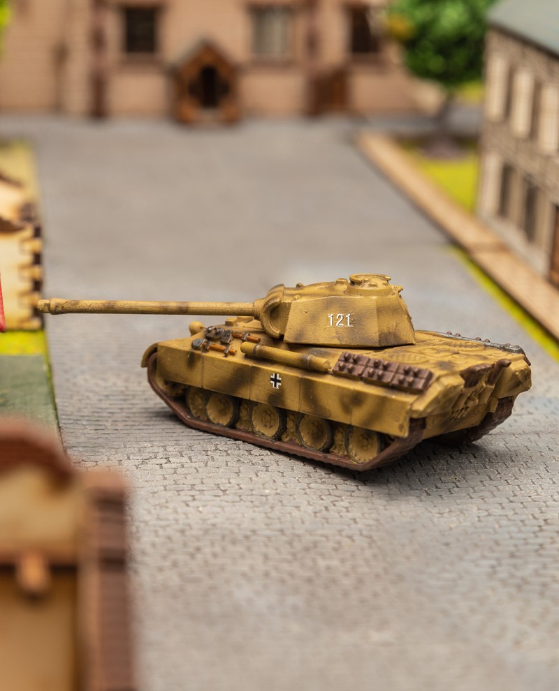 Char Panzer V "Panther" Ausf A (Shurtzen) / tank pour wargame 15 mm