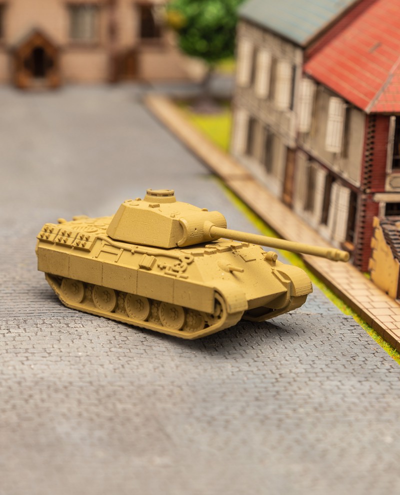 Char Panzer V "Panther" Ausf A (Shurtzen) / tank pour wargame 15 mm