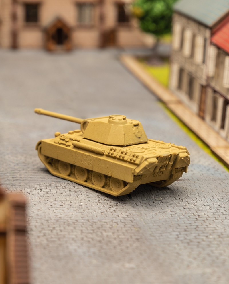 Char Panzer V "Panther" Ausf A (Shurtzen) / tank pour wargame 15 mm