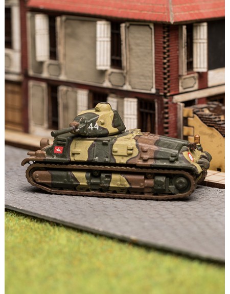 Char français SOMUA S35 à l'échelle 1:100, tank pour wargame en 15 mm
